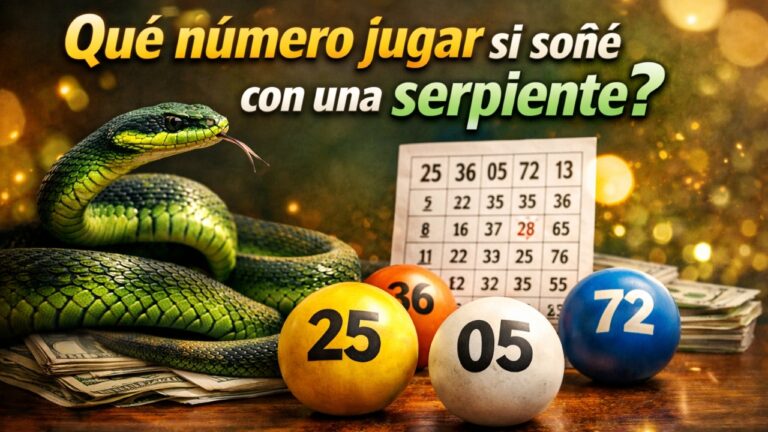 Qué número jugar si soñé con una serpiente
